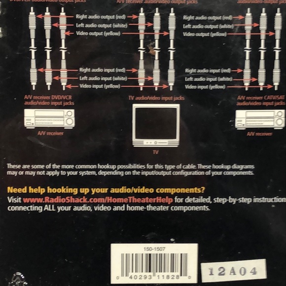 Portable Audio & Video | Radio Shack Gold Series Stereo Audiovideo ...